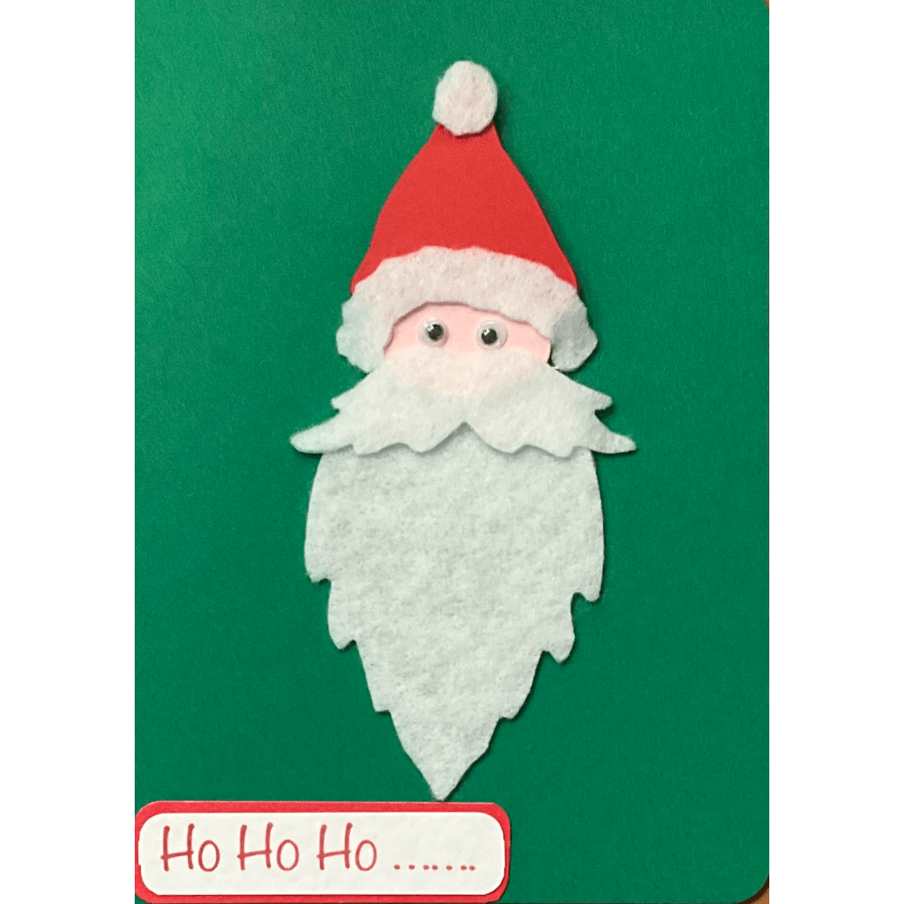 Make your own Father Christmas Card with this kit - Neens Cards